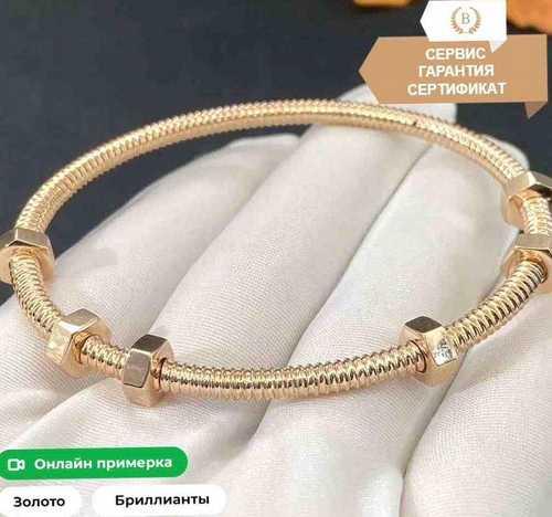 Браслет Cartier Ecrou из розового золота