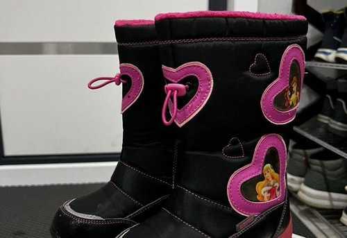 Зимние ботинки для девочки Disney