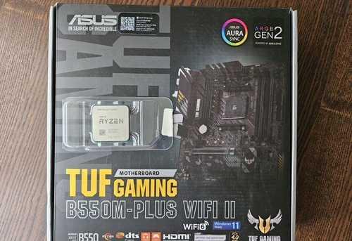 AM4 Комплект Ryzen 7 5700X Asus TUF B550M-Plus II