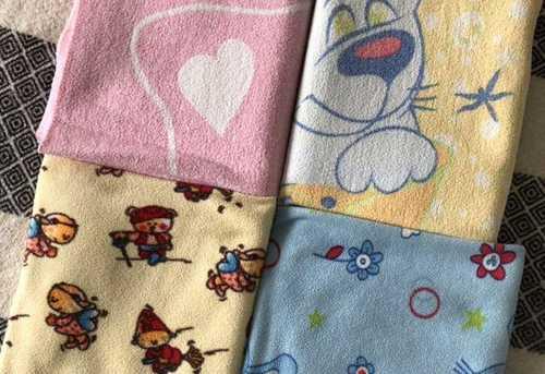 Детские одеяла, подушка, пеленки