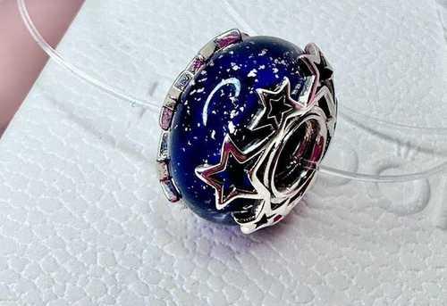 Шарм Pandora Galaxy Blue & Star Murano