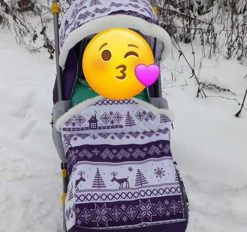 Санки коляска nika