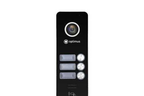 Панель видеодомофона Optimus DSH-1080/3 (черный)