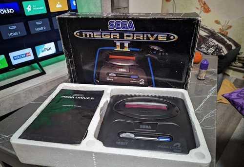 Sega Mega Drive 2 (Клон из 00-ых) + картриджи