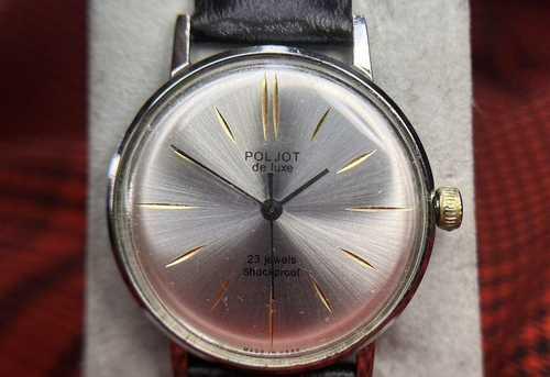 Poljot 2209 De Luxe Хром ультратонкие часы СССР
