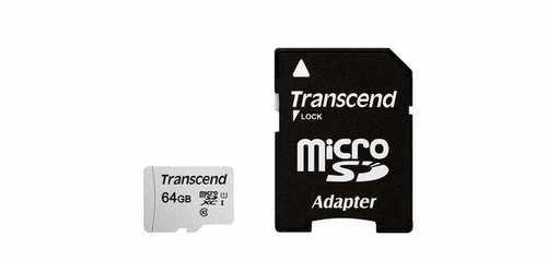 Карта памяти Transcend microsdxc UHS-I U1 64GB