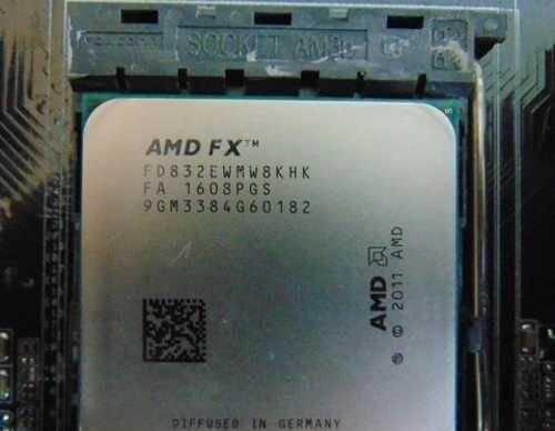 AMD FX-8320E, 3200Мгц, 8 ядер, sAM3+