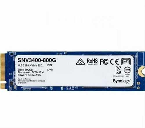 SSD жесткий диск synology SNV3400-800G, M,2, 2280