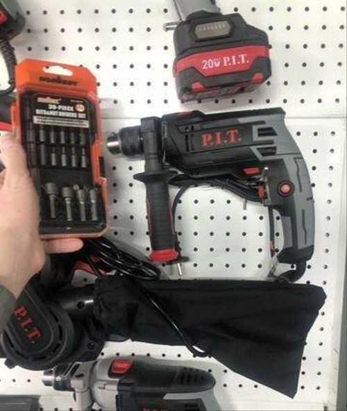 Дрель ударная PIT новая