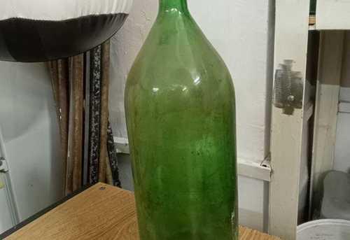 Бутылка зелёная СССР 2.75л
