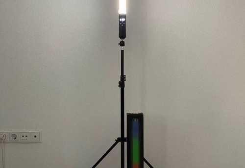 Rgb light stick, свет для фото и видео +штатив нов