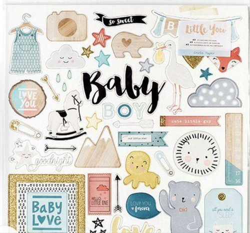 Чипборд Little You от Crate Paper