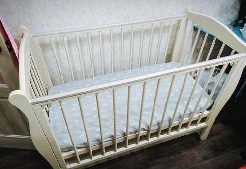 Детская кровать Красная Звезда Можга Ваниль