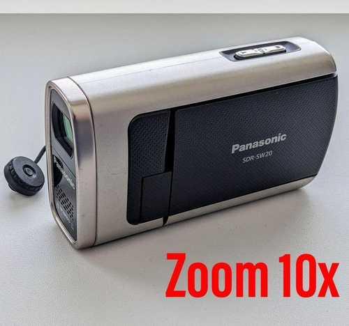 Видеокамера Panasonic SDR-SW20, Zoom 10x