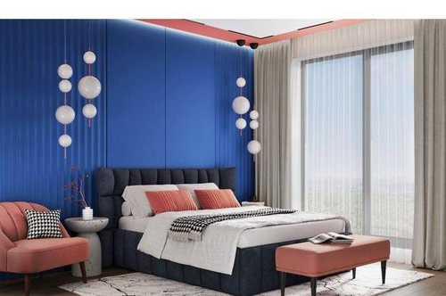 Кровать Даймант-Floor 160 Happy Grafit