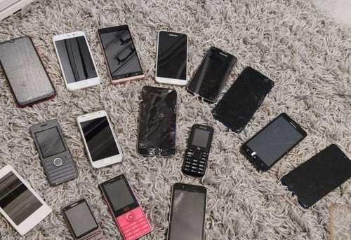 Мобильные телефоны бу на запчасти