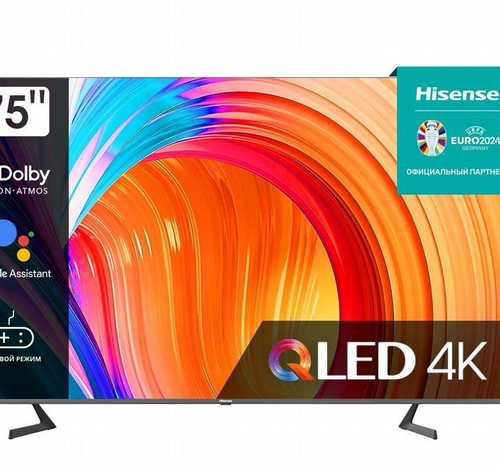 Телевизор Hisense 75 Qled 4K SmartTV wifi