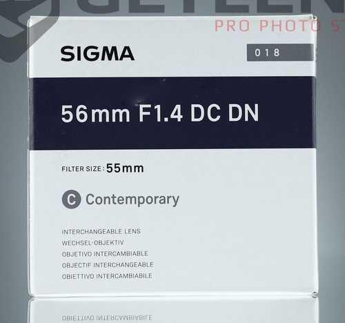 Sigma AF 56mm F1.4 DC DN Contemporary Sony E