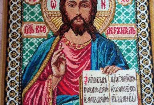 Ковёр-икона с изображением Спасителя 100 на 137