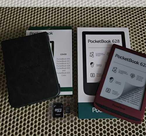 Электронная книга Pocketbook 628 Ruby Red (красный