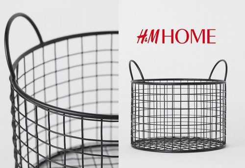 Круглая металлическая корзина H&M Home