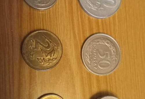 Монеты Польши (гроши) 1,2,10,20,50