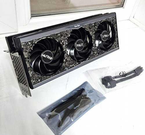 Новая видеокарта GeForce RTX 4070Ti Super gamerock