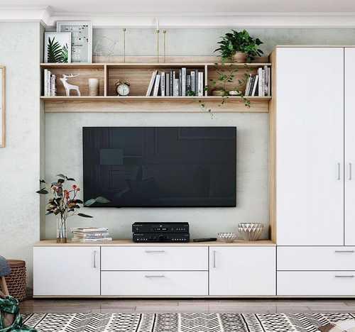 Стильная Тумба под TV лайт тв-28 лдсп с ящиками