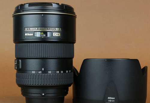 Nikon Nikkor AF-S 17-55mm f/2.8G DX (id 35627)