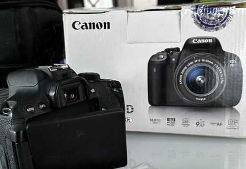 Зеркальный фотоаппарат Canon EOS 700 D