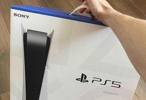 PlayStation 5 с дисководом, чек, игры