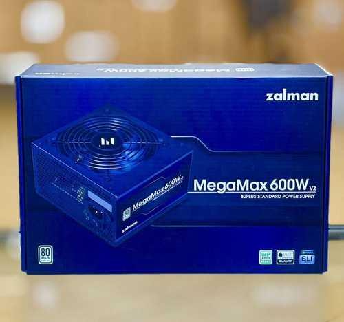 Блок питания zalman MegaMax 600W 80plus standard