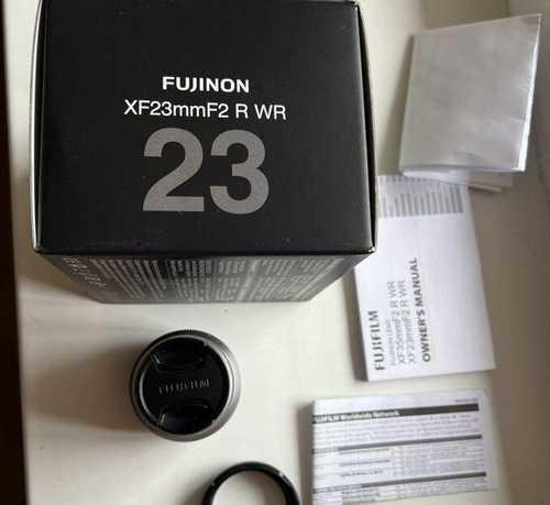 Объектив Fujinon XF 23mm f/2 R WR