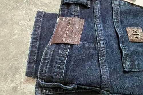 Armani мужские джинсы синие Slim Fit W32