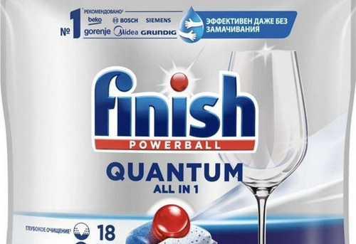 Finish Quantum таблетки для посудомоечной, 18 шт