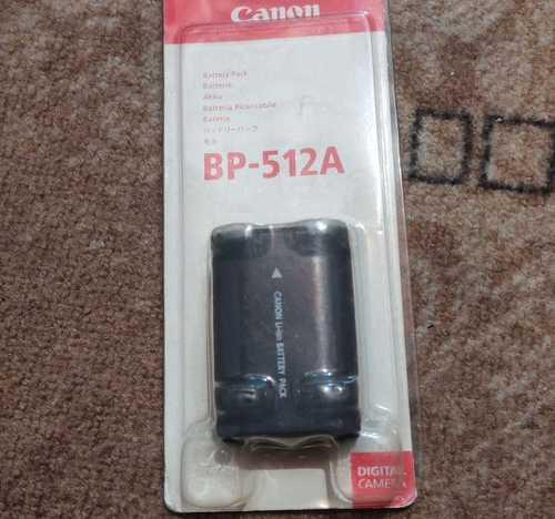 Аккумулятор canon bp-512a