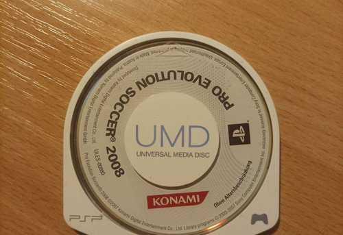 Диск PSP Pro Evolution Soccer 2008 (PES 2008)