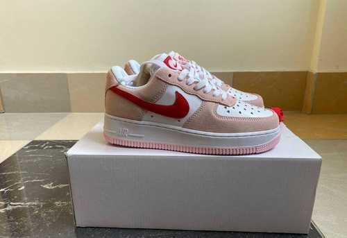 Кроссовки nike air force 1 valentines day