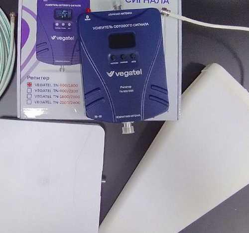 Репитер vegatel TN-900-1800, Антенны Усиление GSM