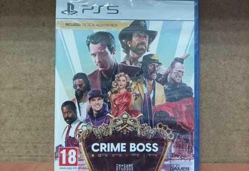 Игра для ps5 Crime Boss новая, в плёнке