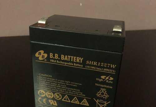 Аккумулятор B.B.Battery SHR1227W