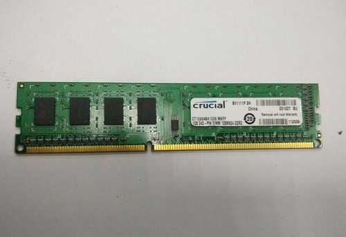Оперативная память DDR3 1Gb Crucial 1333MHz
