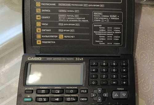 Банк данных Casio DC7800RS