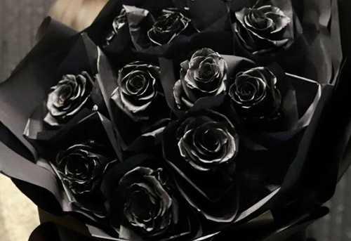 Черные розы. Темные розы. Букет роз