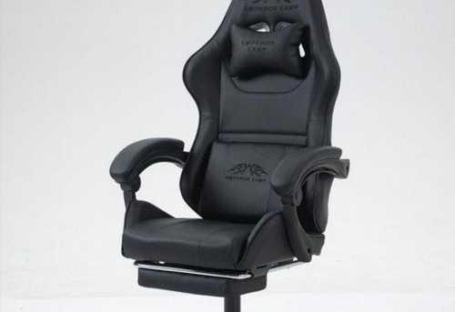 Компьютерное кресло черное Эко-кожа
