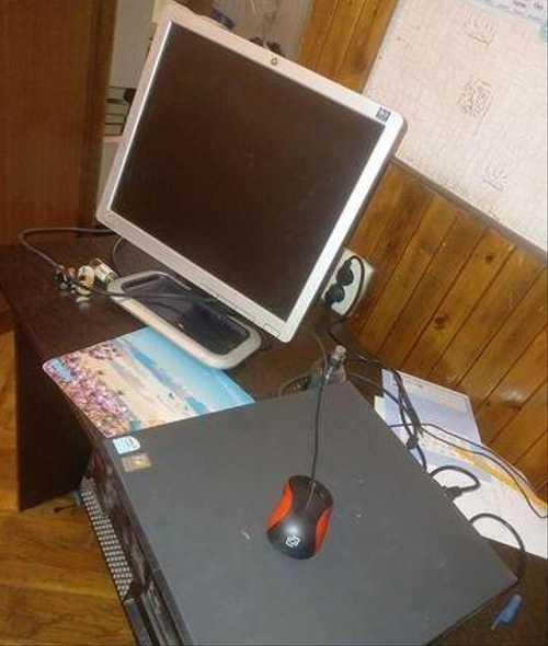 Компьютер lenovo с Монитором hp