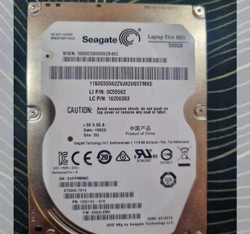 Hdd 500gb seagate