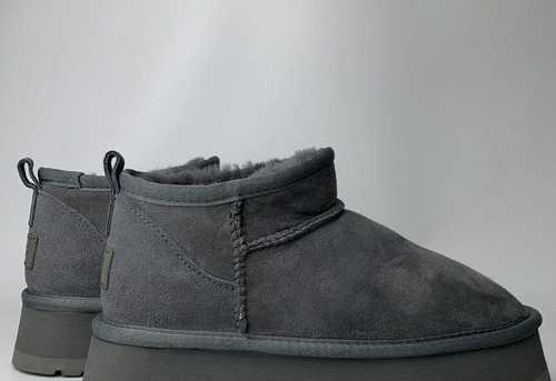 Угги женские Ugg Classic Ultra Mini Platform Grey