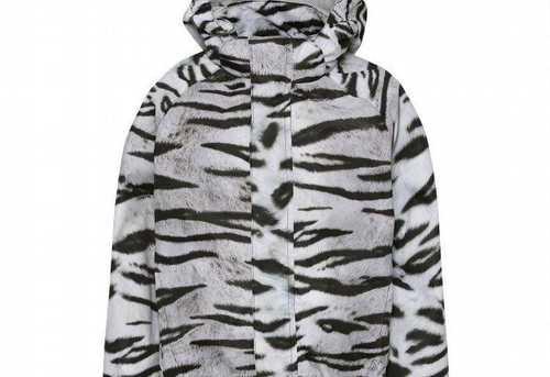 Molo куртка ветровочная waiton tiger white (черно