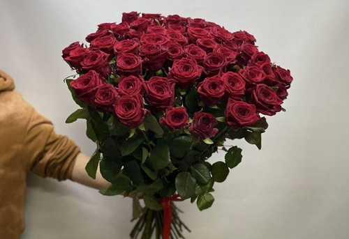 Розы 51 штук 70 см